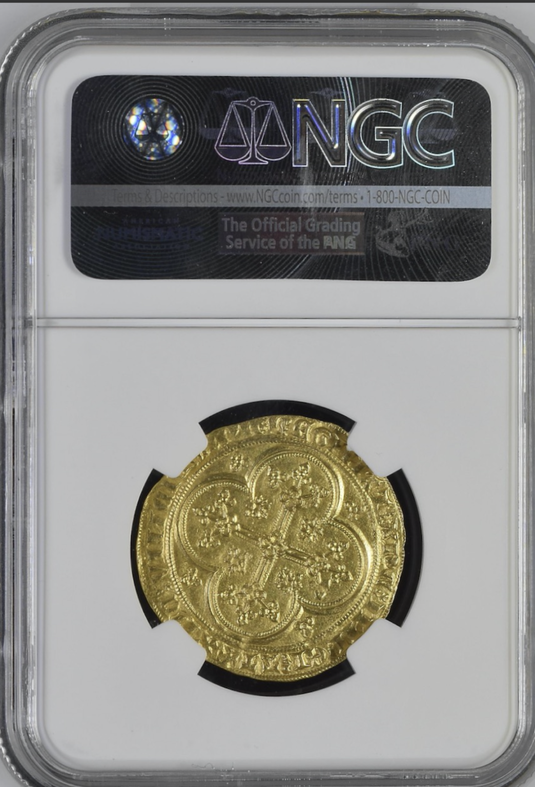 フランス1328〜1350年フィリップ6世エキュ金貨 NGC MS63 - PREMIUM GOLD COIN