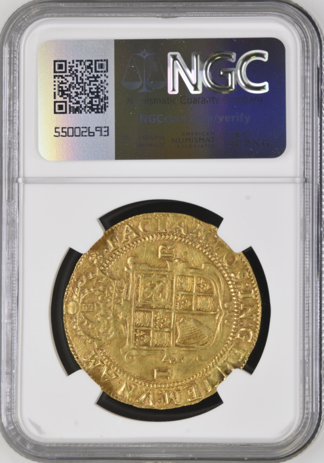 イギリス1613-1615年ジェームス1世ユナイト金貨 NGC AU58 - PREMIUM GOLD COIN